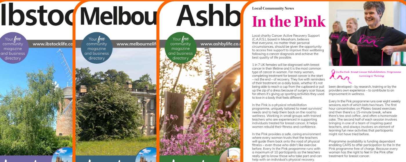 Article in Ashby Life Magazine | Cancer Active Recovery Support